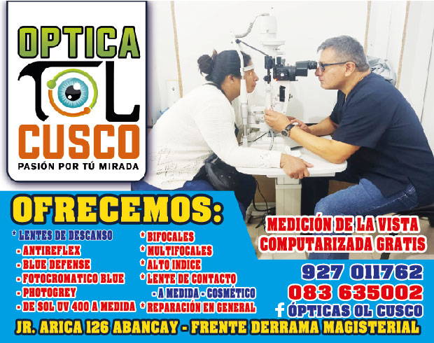 Opticas Cusco Pasión Por Tu Mirada – BCARD By Educa. Vip – Educa.vip Fabrica De Publicidad ...
